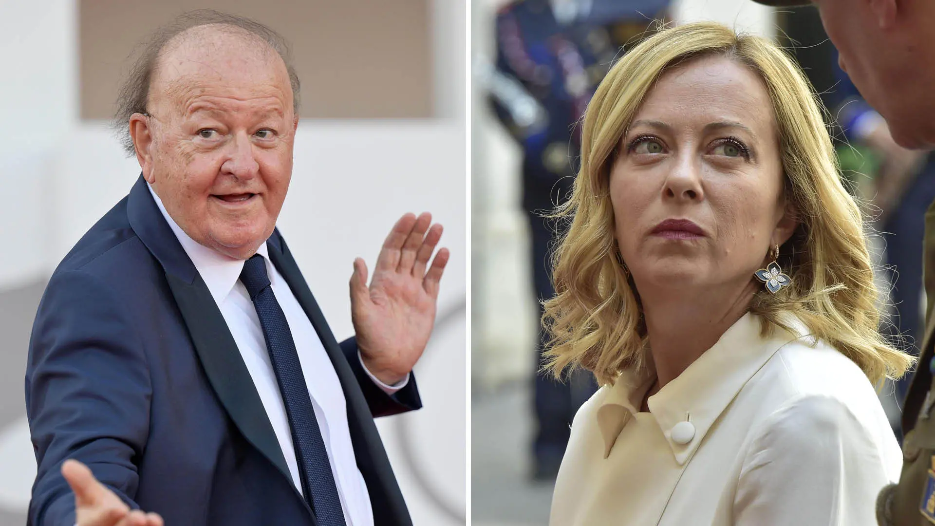 Massimo Boldi and the controversy over his greetings to Giorgia Meloni ...