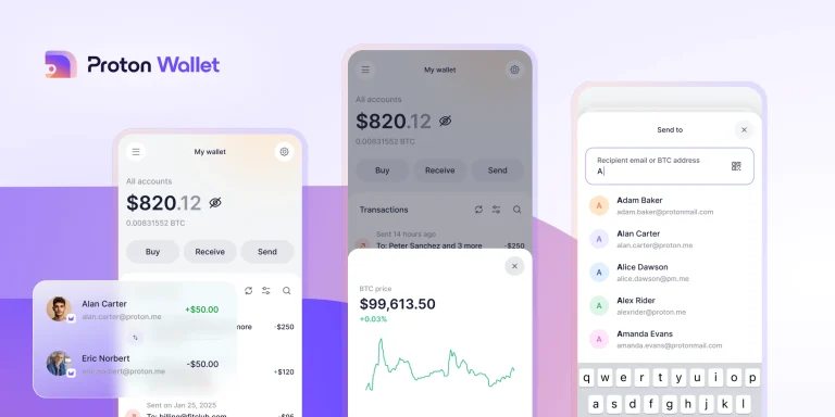 Proton launches its Bitcoin self custodial wallet. CEO Andy Yen ...