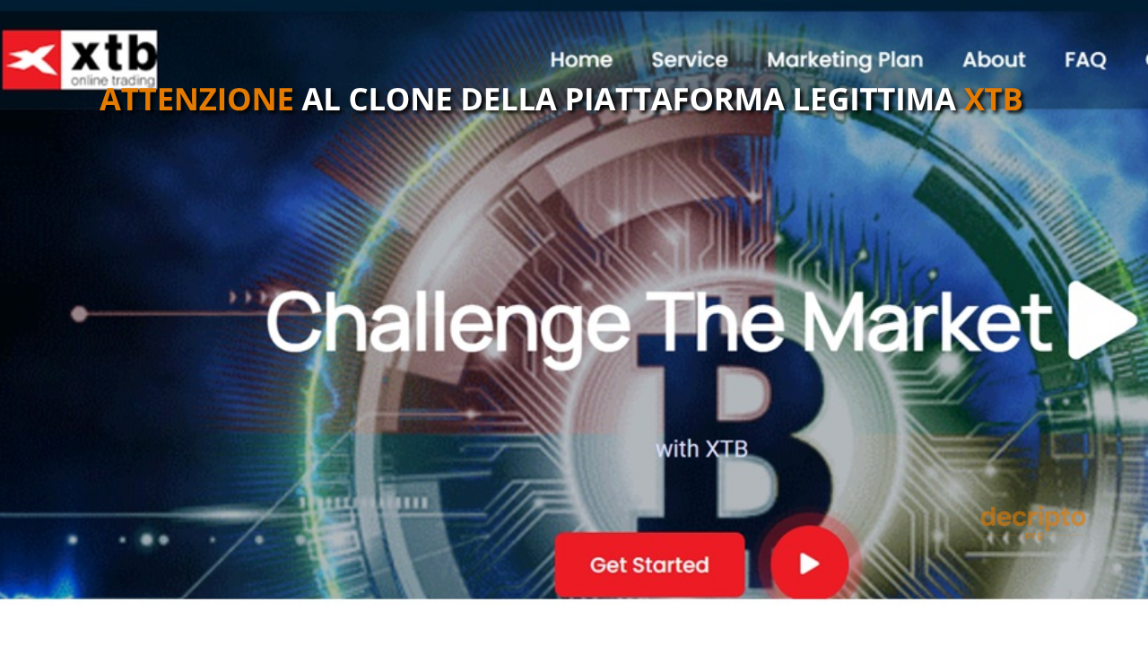 Xtbonline est une arnaque: attention au clone du courtier XTB signalé par la FCA et l'OICV