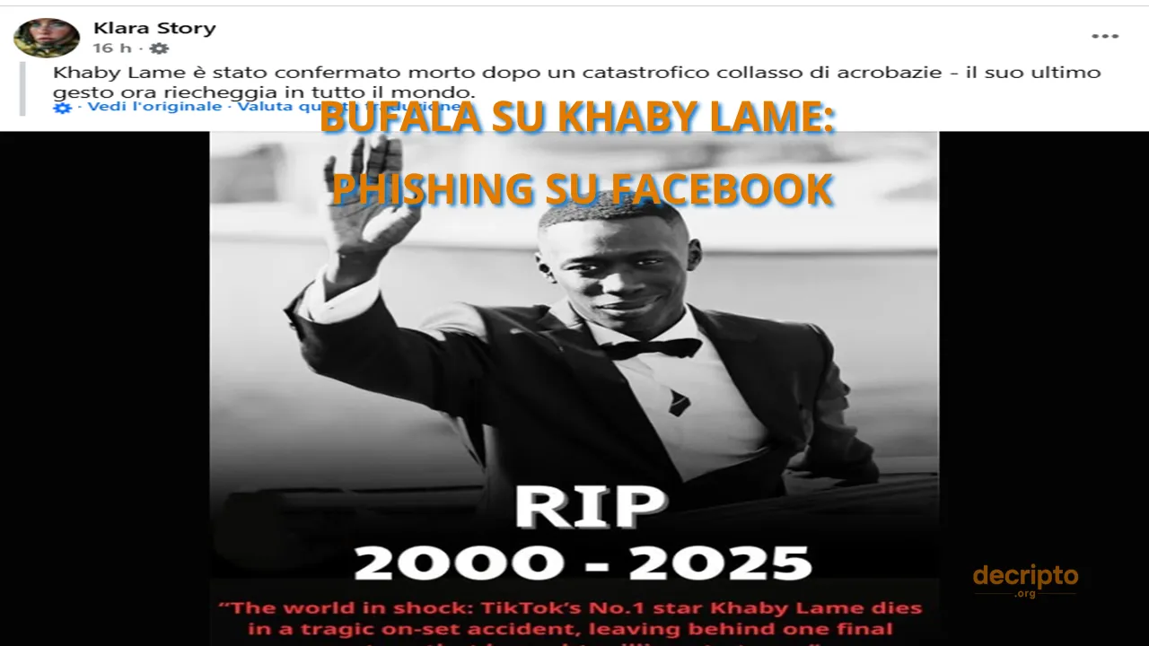 Khaby Lame morto, attenzione al phishing dietro la bufala virale su ...