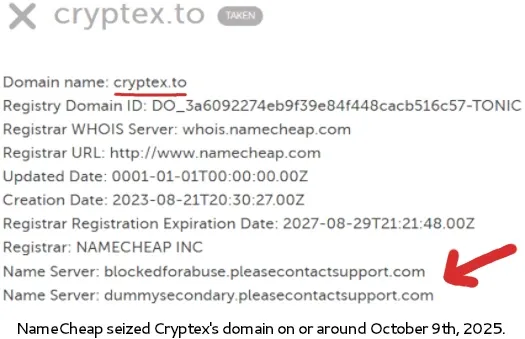 From Cryptex to Bytnex: the desperate rebranding of a crypto Ponzi after domain lockout (ANALYSIS)