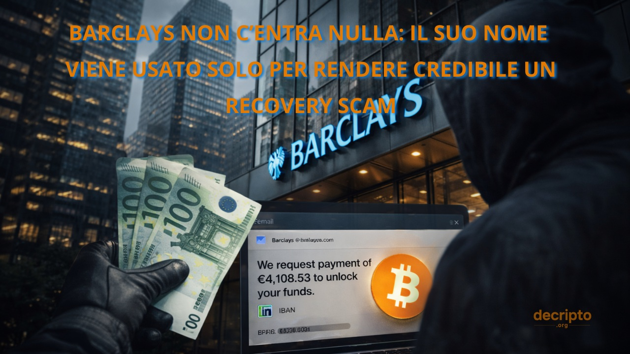 Recovery scam: beware of the fake Barclays and the 8% demand to unlock ...